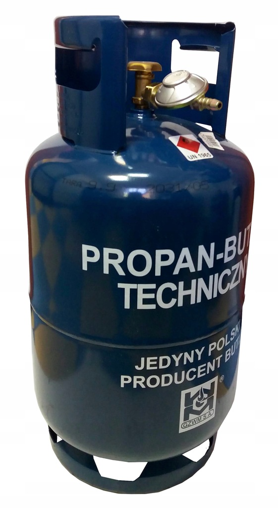 BUTLA GAZOWA PROPAN BUTAN 11KG REDUKTOR GAZOWY REGULATOR PROPAN LPG GAZ PB - 11027784109 ...