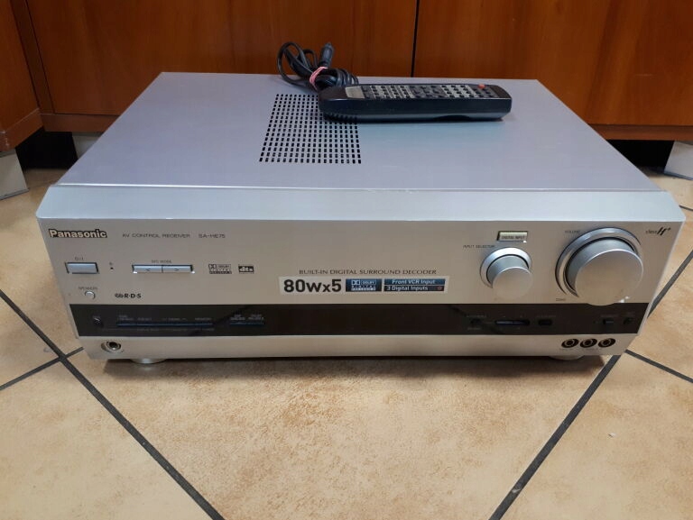 AMPLITUNER PANASONIC SA-HE75 80WX5 + PILOT - 11356301139 - oficjalne archiwum Allegro