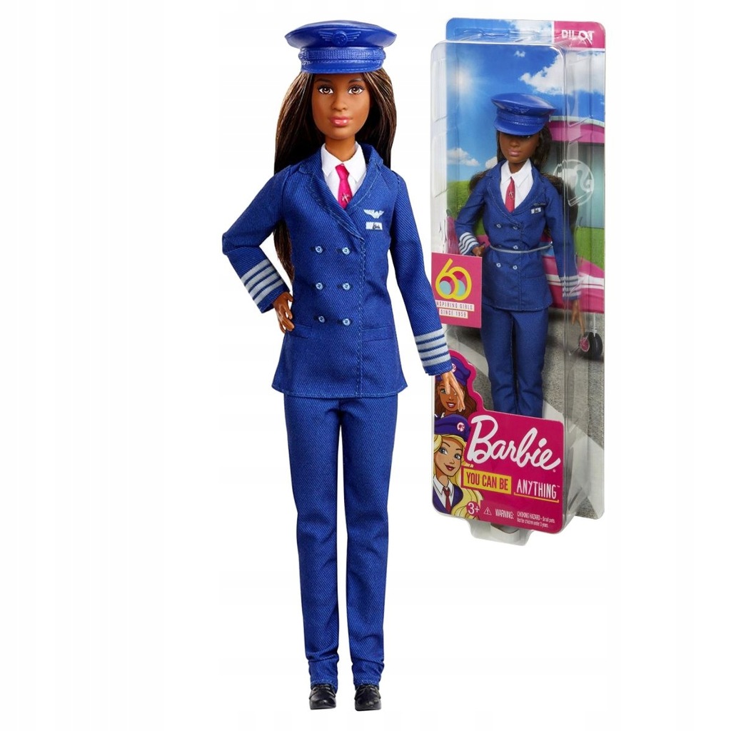 BARBIE PILOT PILOTKA SAMOLOTU I CAN BE GFX23 3+ - 8109627839 ...