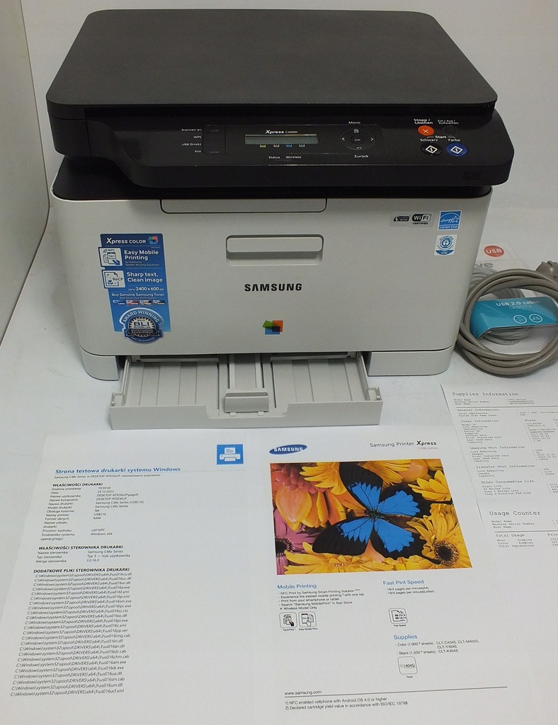 Samsung SL-C480W tonery kable 9800 wydruków - 14941640762 - oficjalne ...