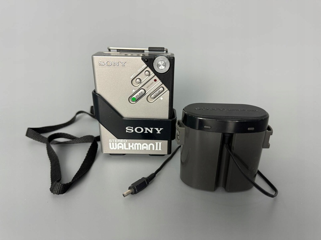 Odtwarzacz Kasetowy Walkman Sony WM-2 1981 Zestaw Unikat - 15162443457 ...