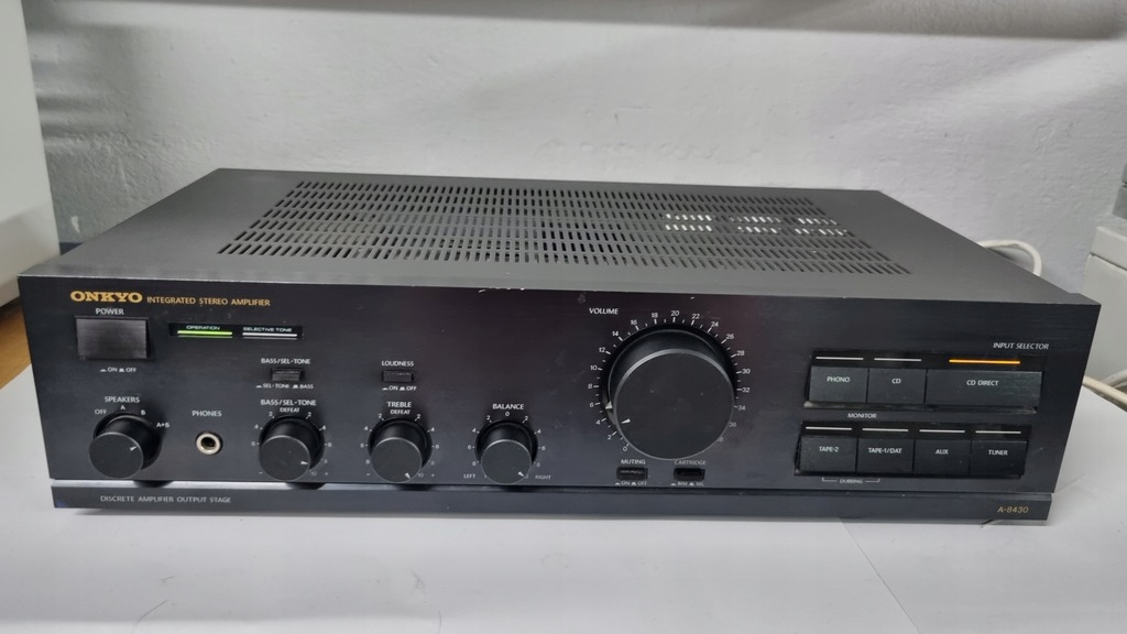 ONKYO A-8430 Wzmacniacz Czarny - 12628454516 - oficjalne archiwum Allegro