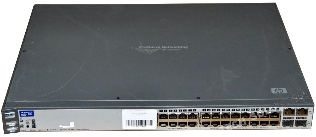 SWITCH HP PROCURVE 2626 J4900B 24-PORT + 2xGIGABIT - 6718971948 ...