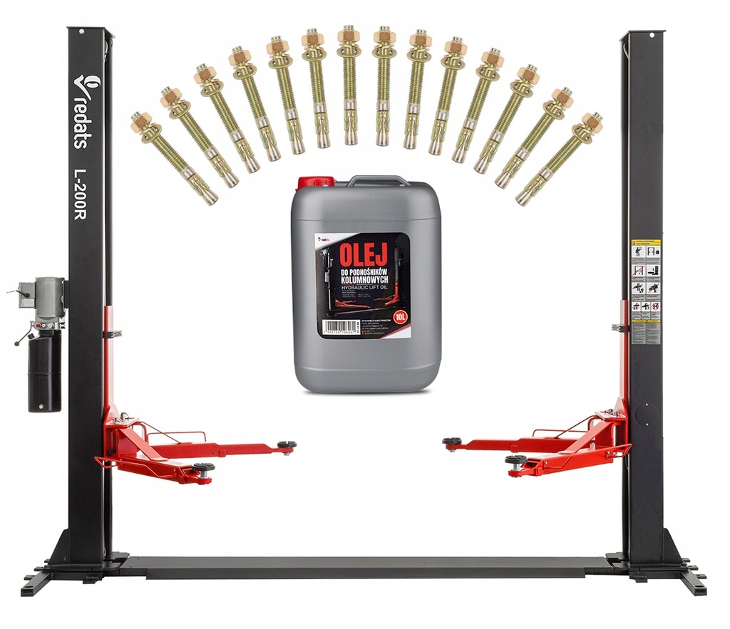 Podnośnik Kolumnowy 4 Tony Rama Redats L-200R - 12676833028 - oficjalne ...
