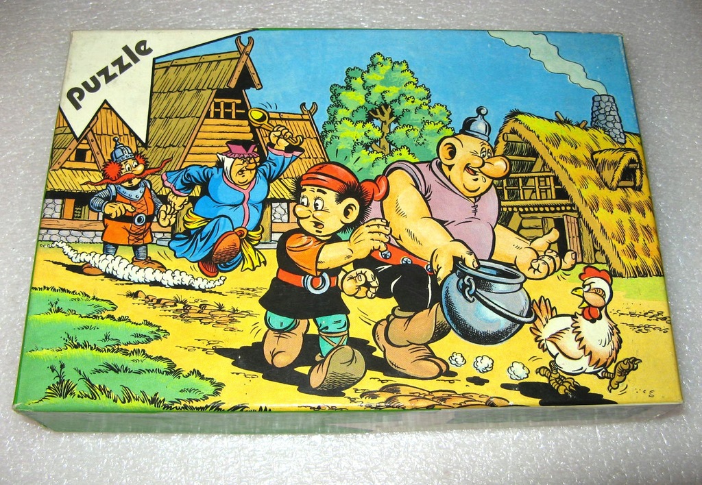 KAJKO i KOKOSZ zabytkowe PUZZLE ok. 1990 r. UNIKAT - 12968178497 ...