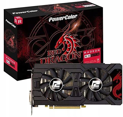 PowerColor Red Dragon RX 570 4GB - nowe termopady - 11514184355 ...