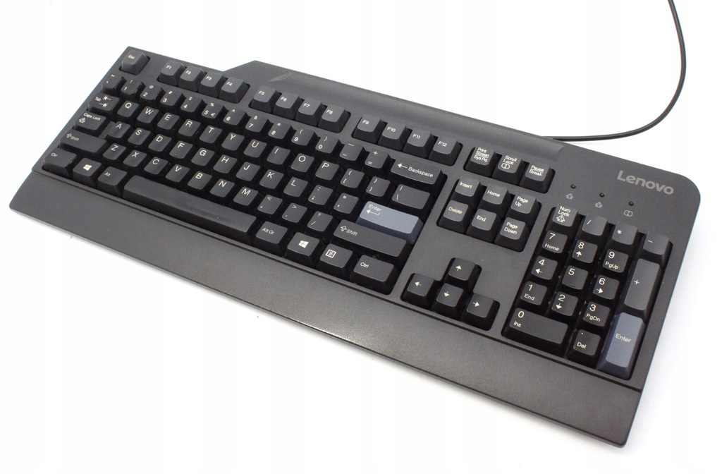 Klawiatura przewodowa Lenovo KB1021 USB QWERTY - 12693196512 ...