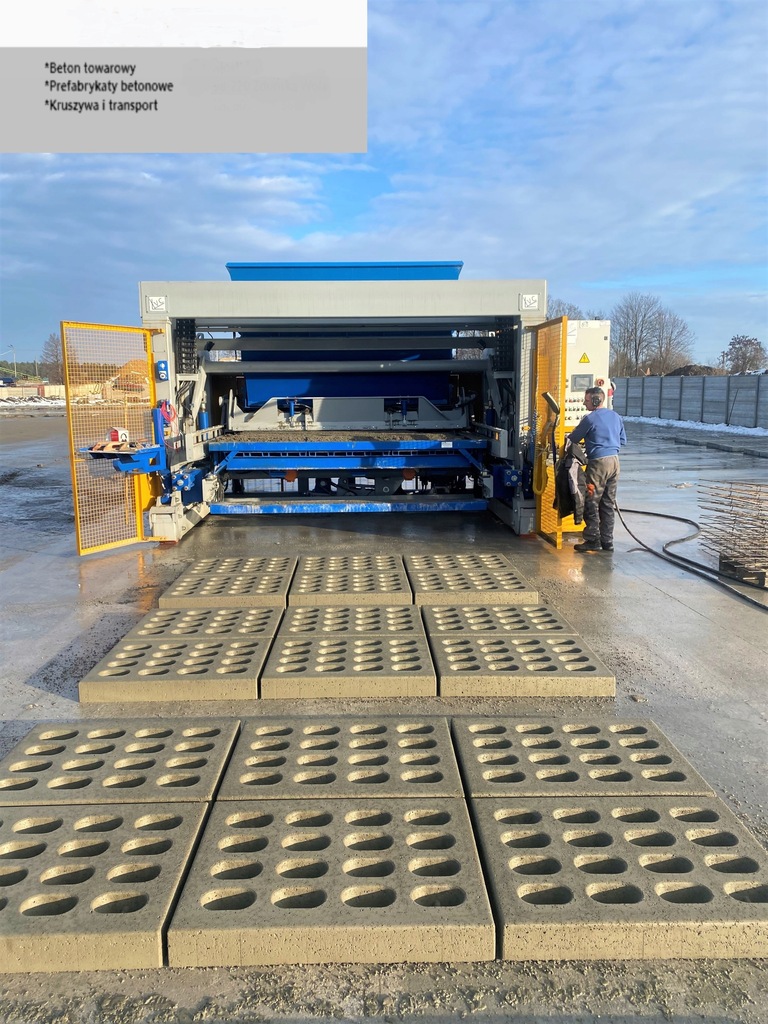 Płyta drogowa Jomb Yomb 100x75x12,5 podwójnie zbro - 12705301215 ...