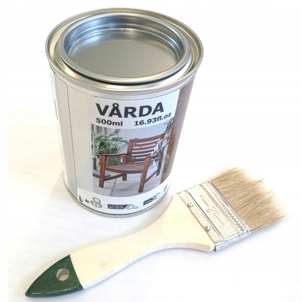 Ikea VARDA bejca drewna brązowa zewnętrzna GRATIS - 12578646895 ...