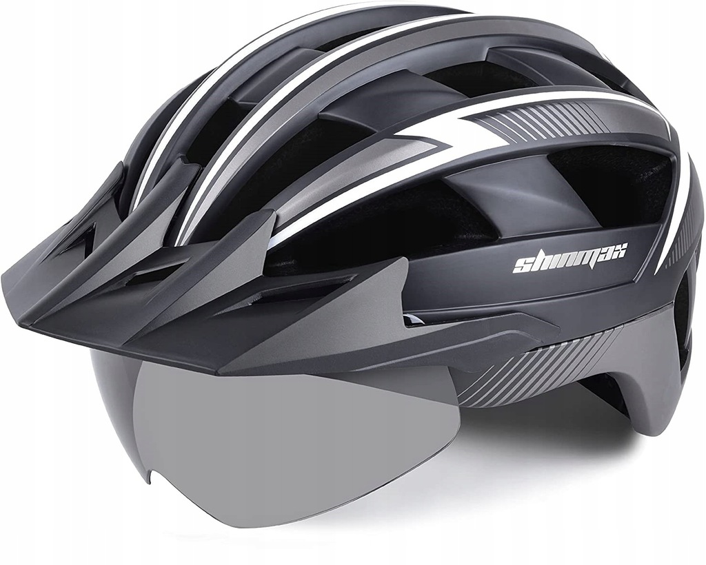KASK ROWEROWY SHINMAX SPORTOWY ROZMIAR M/L 57-62CM - 12100197811 - oficjalne archiwum Allegro