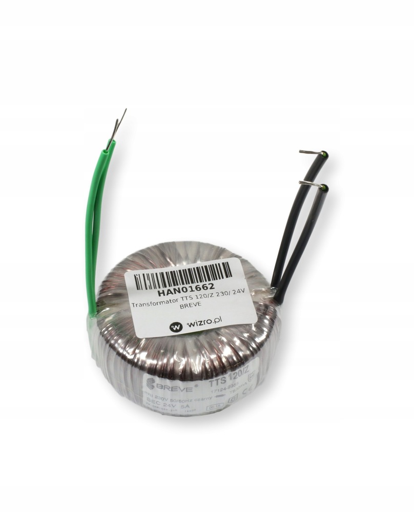 Transformator toroidalny TTS 120/Z 120W 24V BREVE - 11948873323 - oficjalne archiwum Allegro