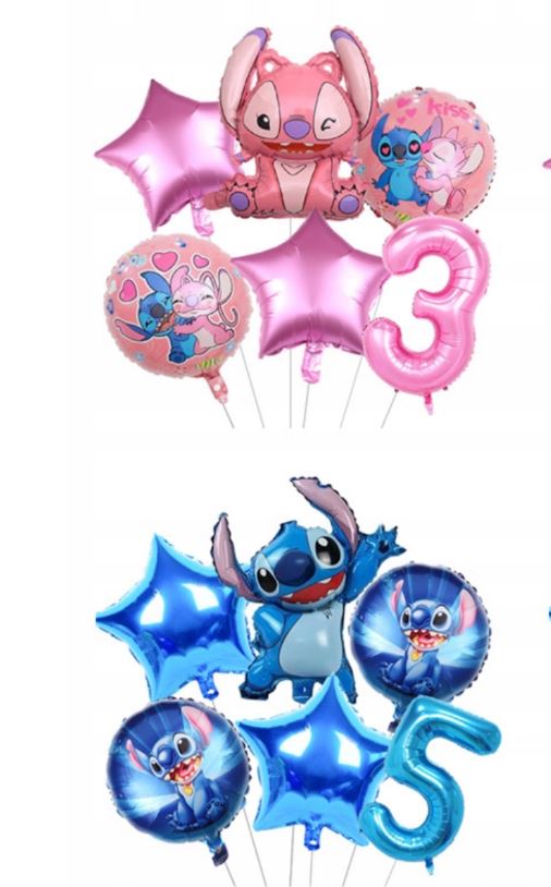 Disney Stitch balony różowy Lilo i Stitc - 14961291790 - oficjalne ...