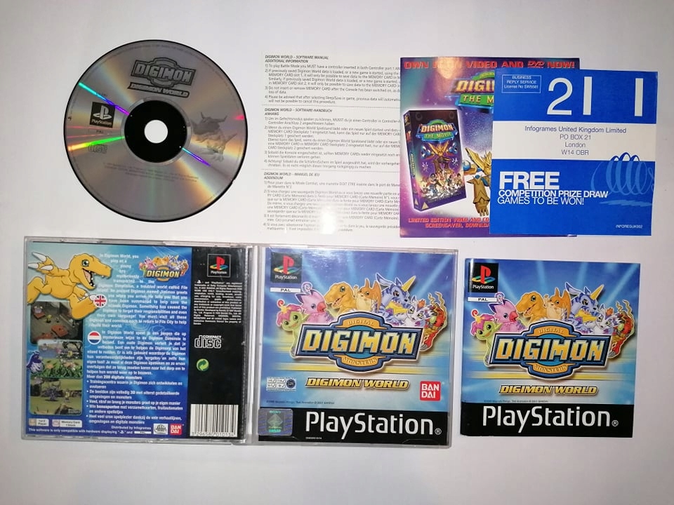 DIGIMON WORLD PSX PS1 - 11620341575 - oficjalne archiwum Allegro