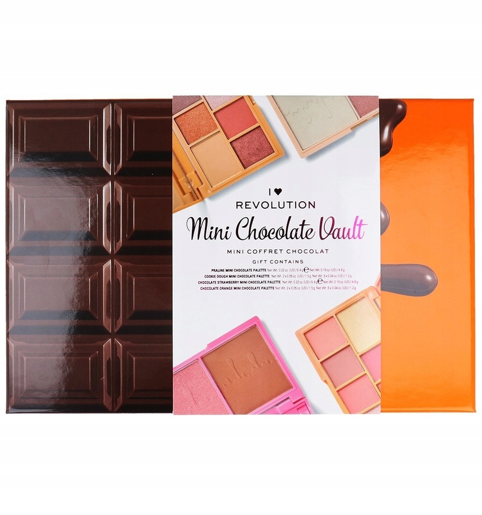 Makeup Revolution Zestaw Mini Chocolate Vault - 9801644587 - oficjalne ...