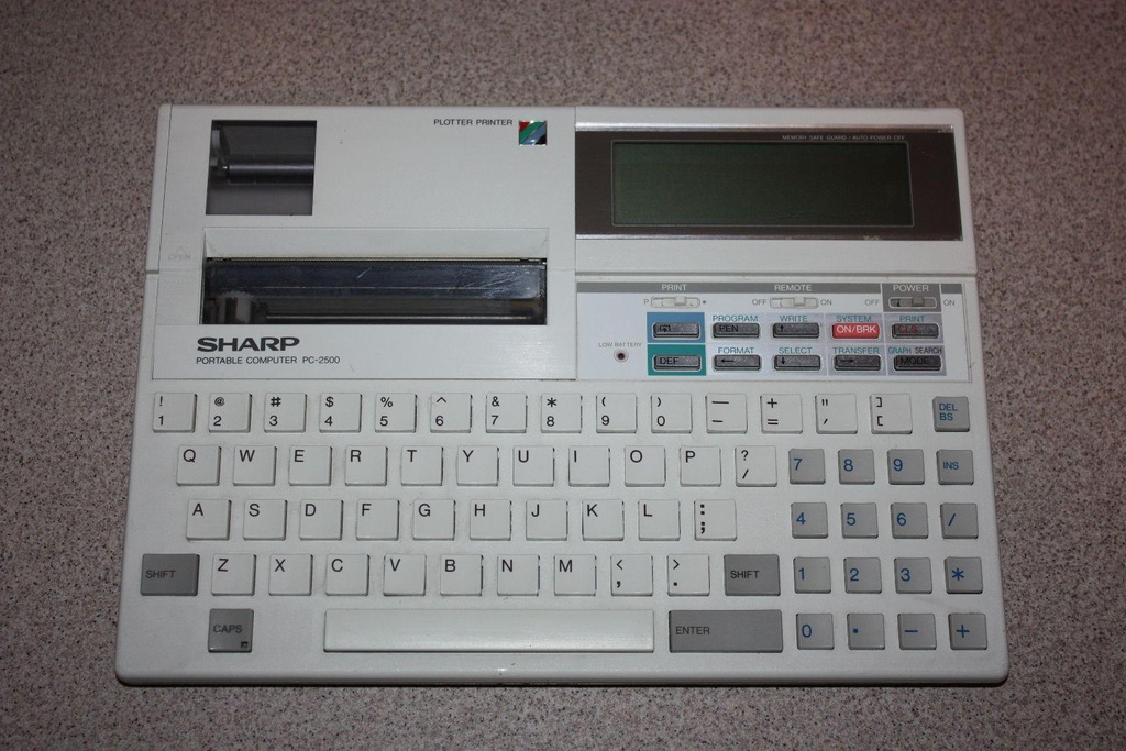 KOMPUTER SHARP PC-2500 UNIKAT 1985 rok - 7161453158 - oficjalne ...