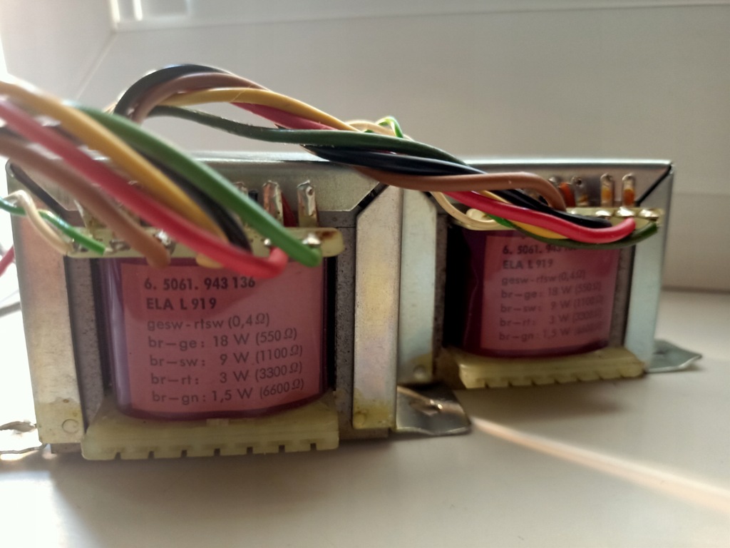 NOS Telefunken Głośnikowe transformatory - 14191726830 - oficjalne ...