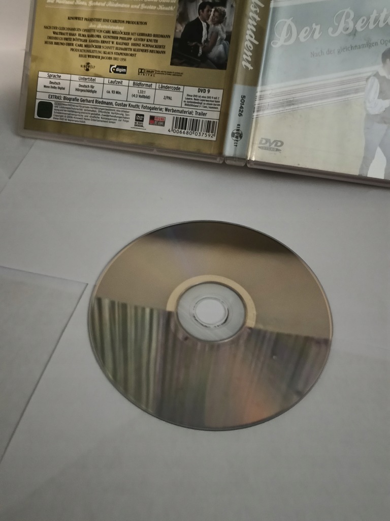 DER BETTELSTUDENT płyta DVD - 15964196895 - oficjalne archiwum Allegro
