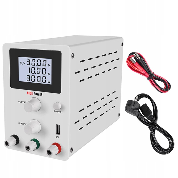 ZASILACZ LABORATORYJNY Regulowan 30V 10A Regulator - 12706660445 - oficjalne archiwum Allegro