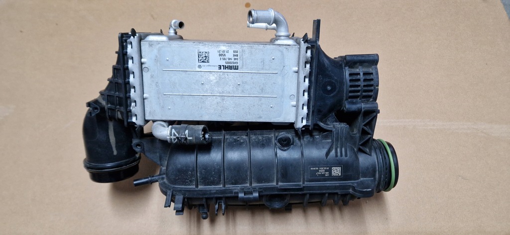 KOLEKTOR SSĄCY 05E129709F CHŁODNICA 04E145785E KPL - 13060079544 ...