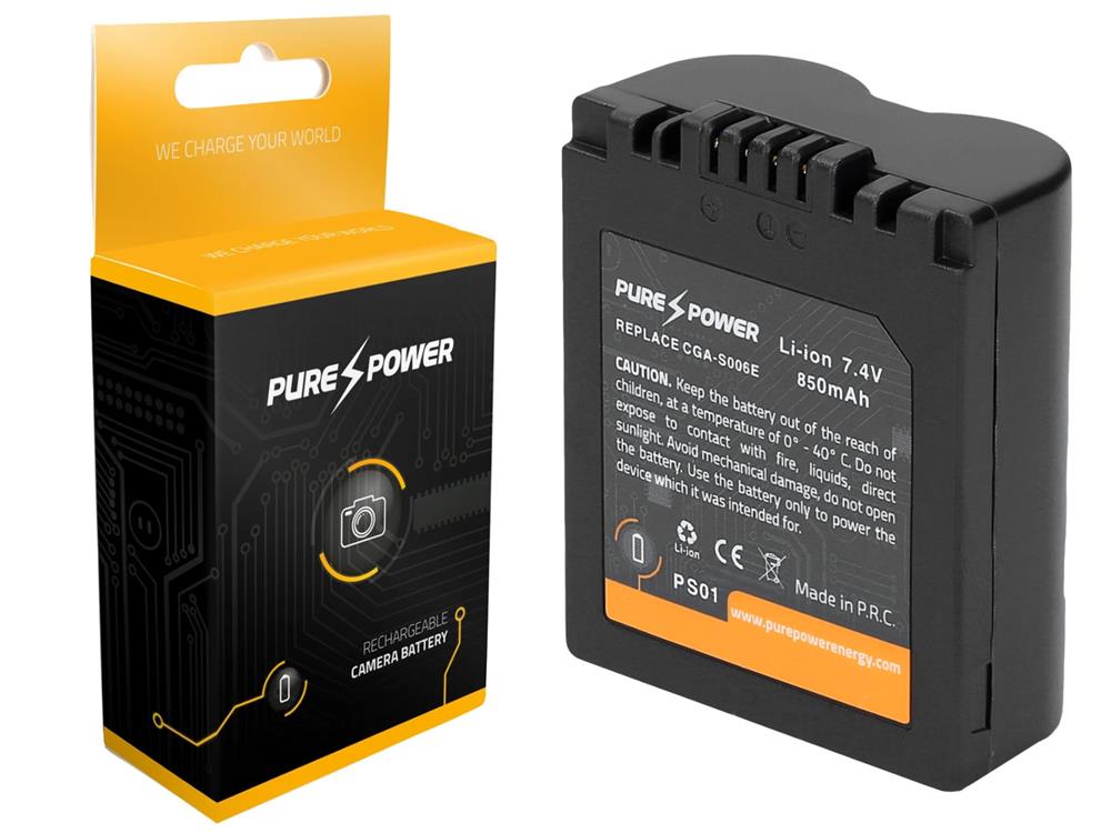 AKUMULATOR BATERIA PANASONIC CGA-S006 CGR-S006E - 7783359615 - oficjalne archiwum Allegro