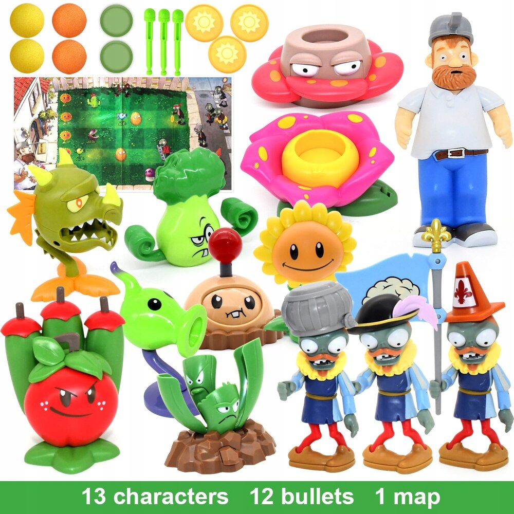 PLANTS VS ZOMBIES 2 PVZ Toys Complete Set Of Boys - 13071473470 ...
