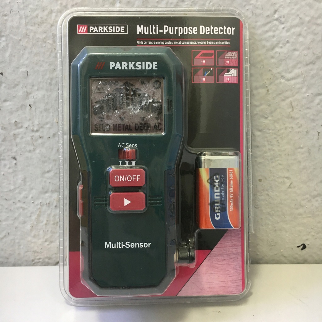 Parkside PMSHM 2 A2 Wykrywacz wielofunkcyjny. - 14357279740 - oficjalne archiwum Allegro