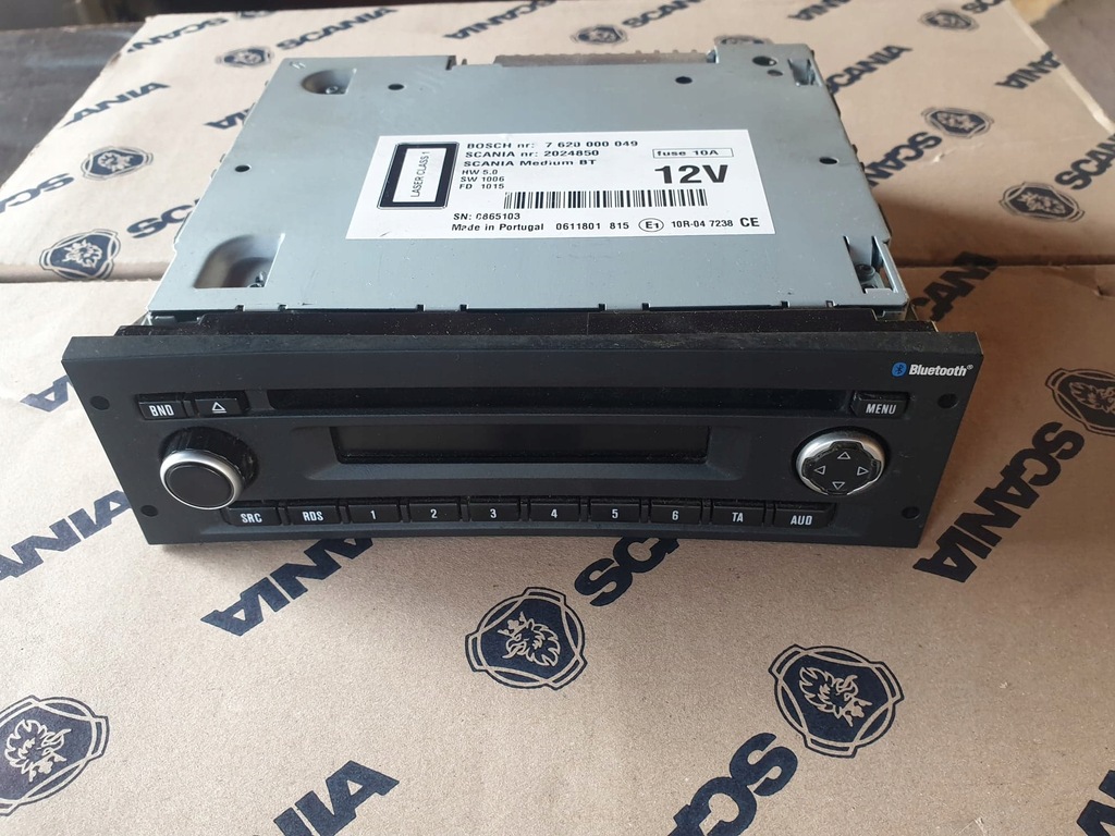 Radio z Bluetooth Scania - oryginał - 12114233077 - oficjalne archiwum ...
