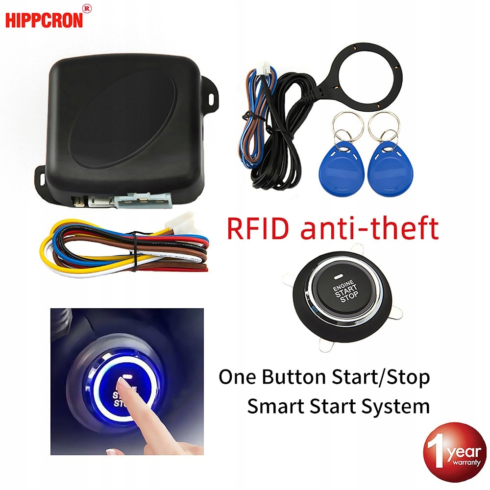 Hippcron Alarm samochodowy Przycisk Start Stop Sil - 12179327226 ... Hippcron Alarm samochodowy Przycisk Start Stop Sil - 12179327226 ...