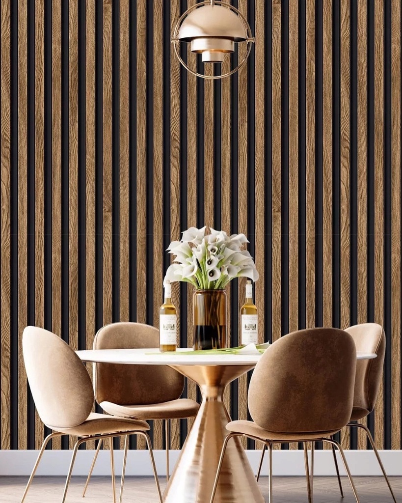 Купить Обои на стену, деревянные панели, рейки, 3D эффект: отзывы, фото и характеристики на ...