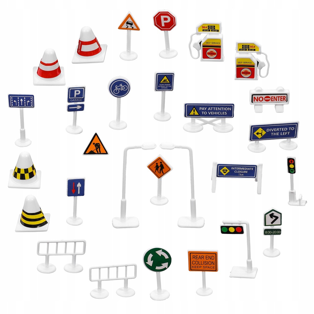 CHILDREN'S TRAFFIC SIGNS TRAFFIC SIGNS TOY - 15366062073 - oficjalne ...