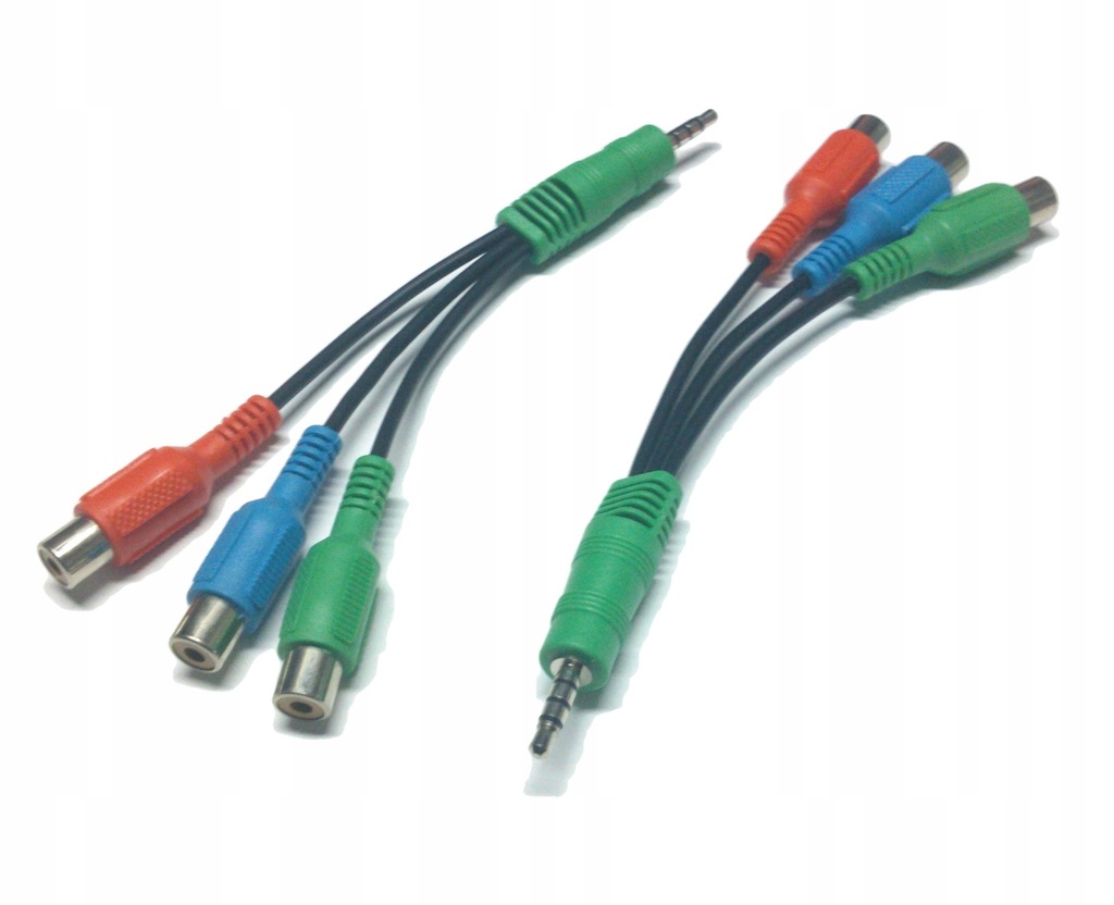 Przejściówka ADAPTER Component RCA mini-JACK 3,5mm - 7618813931 ...