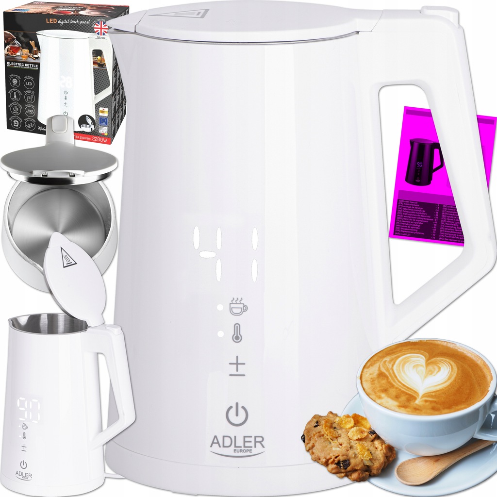 INTELIGENTNY CZAJNIK ELEKTRYCZNY BEZPRZEWODOWY LED - 13591937839 - oficjalne archiwum Allegro