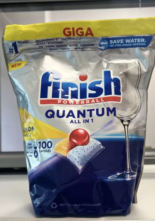FINISH ULTIMATE KAPSUŁKI DO ZMYWARKI LEMON 100 SZ - 13147977539 ...