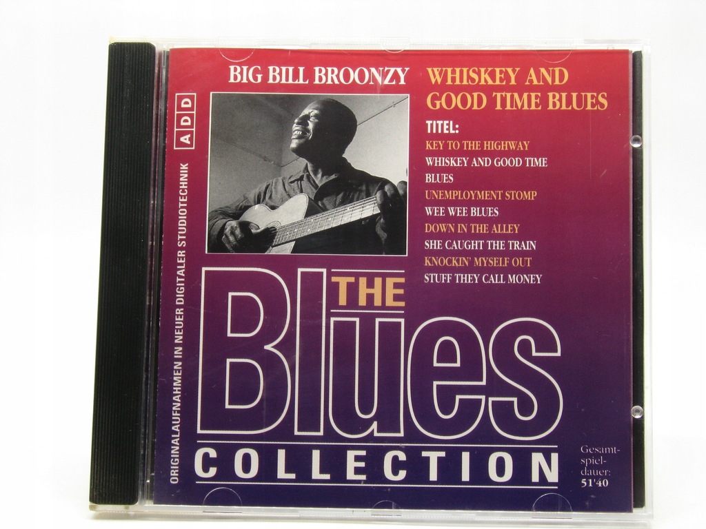 BLUES COLLECTION Big Bill Broonzy – Whiskey And Good Time Blues ...