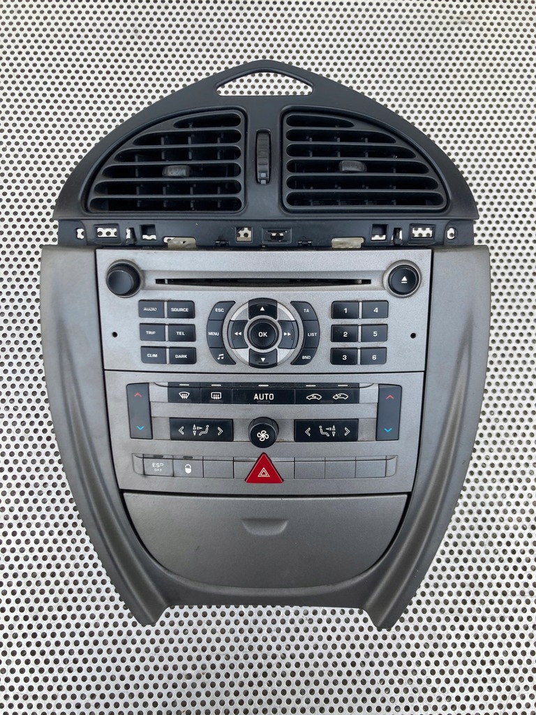 CITROEN C5 I II LIFT 04-08 oryginalne RADIO CD RD4 - 12516536486 ...