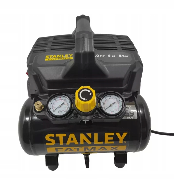 KOMPRESOR BEZOLEJOWY STANLEY DST 101/8/6 6 L 8 BAR - 14197471334 ...