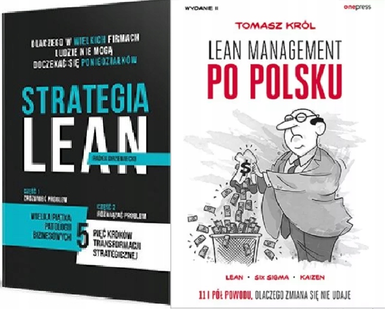 Strategia Lean + Lean management po polsku - 13055004263 - oficjalne archiwum Allegro
