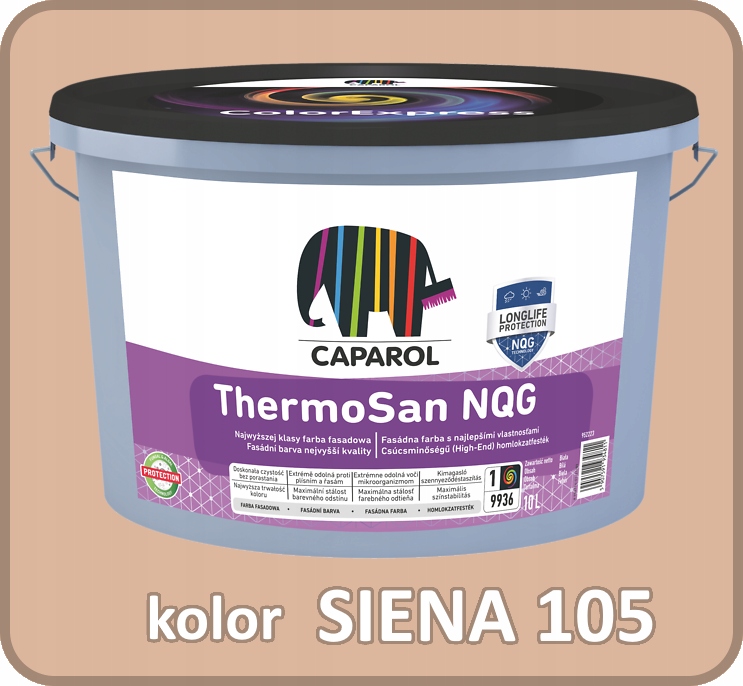 Farba elewacyjna Caparol Thermosan NQG 10L, W KOLORZE! - 15418849395 - oficjalne archiwum Allegro
