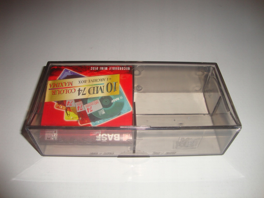 BASF MiniDisc STORAGE BOX - 12783022830 - oficjalne archiwum Allegro