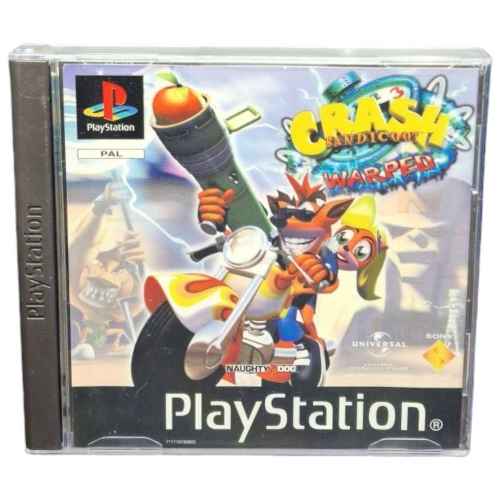 CRASH BANDICOOT 3 WARPED PSX Sony PlayStation (PSX PS1 PS2 PS3) #1 ...