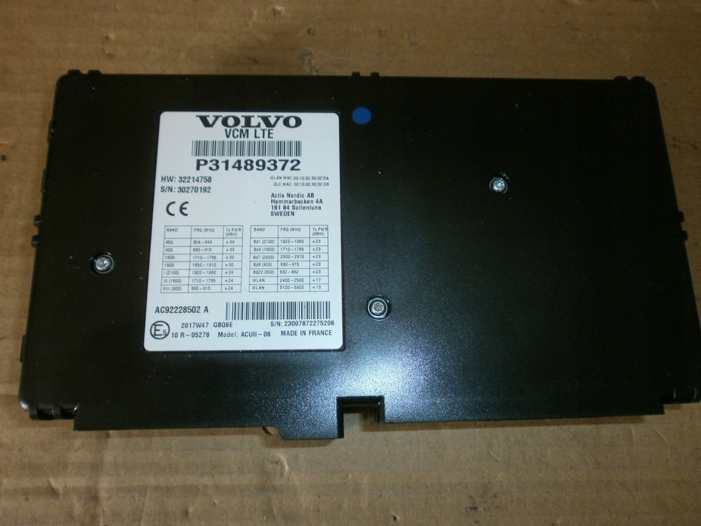 MODUŁ VCM VOLVO XC60 XC90 V60 S90 V90 XC40 S60!! - 13745231916 ...