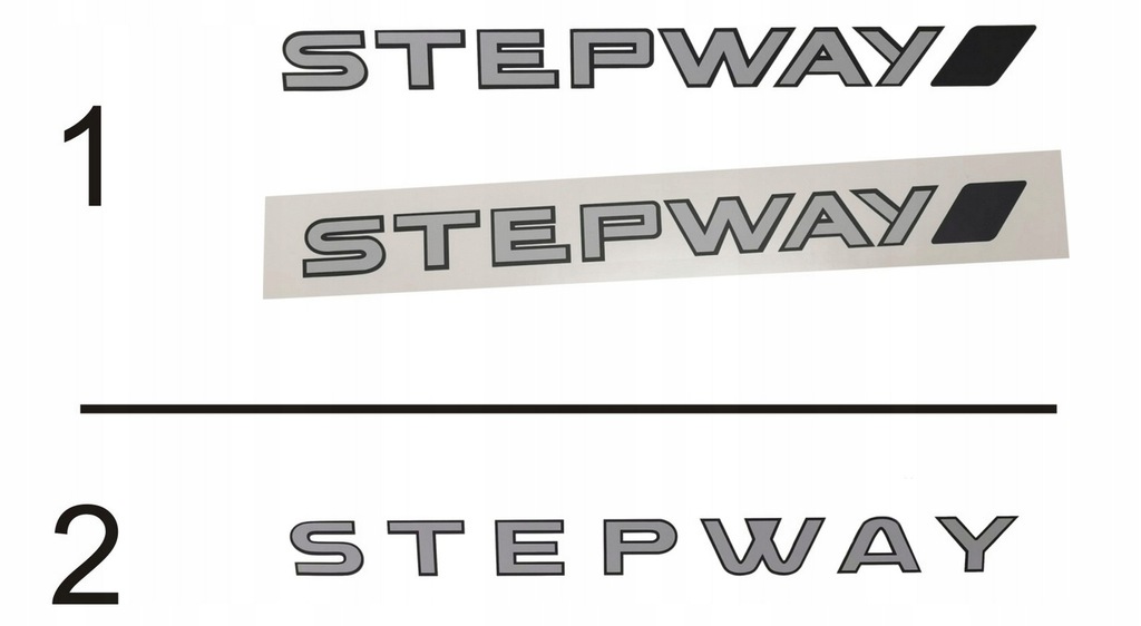 Naklejki emblemat STEPWAY Dacia Dokker Lodgy 2 szt - 13050921993 ...