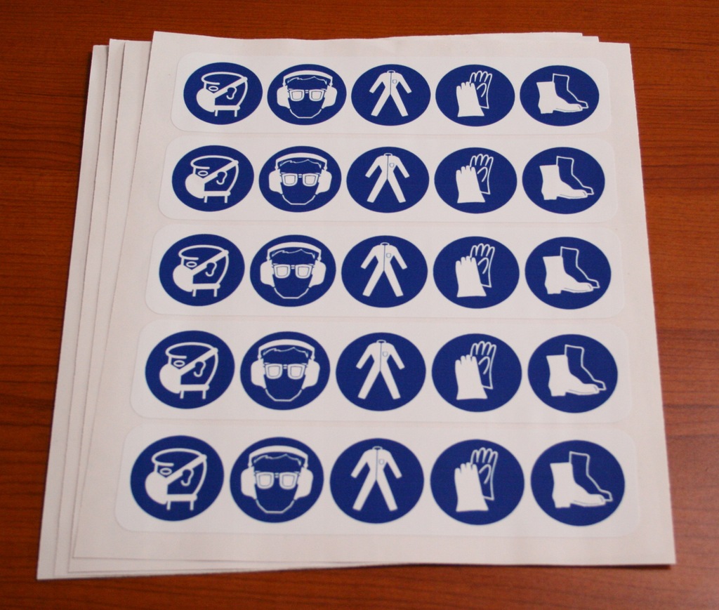 Naklejki nakazu BHP piktogramy na opryskiwacz - 9661281079 - oficjalne ...