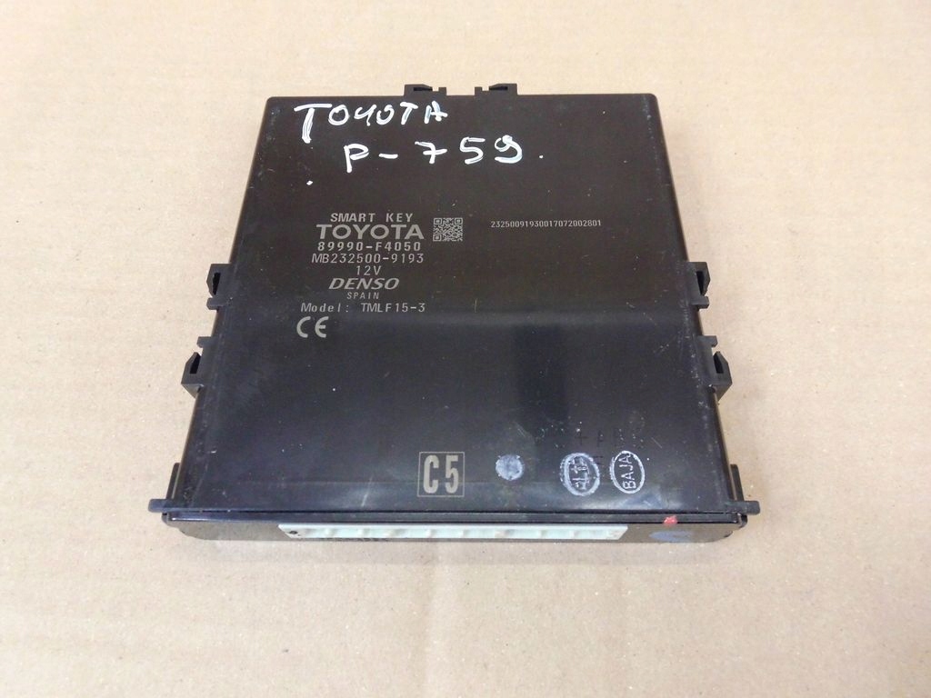 Toyota CHR moduł SMART KEY 89990-F4050 - 8629660527 - oficjalne ...