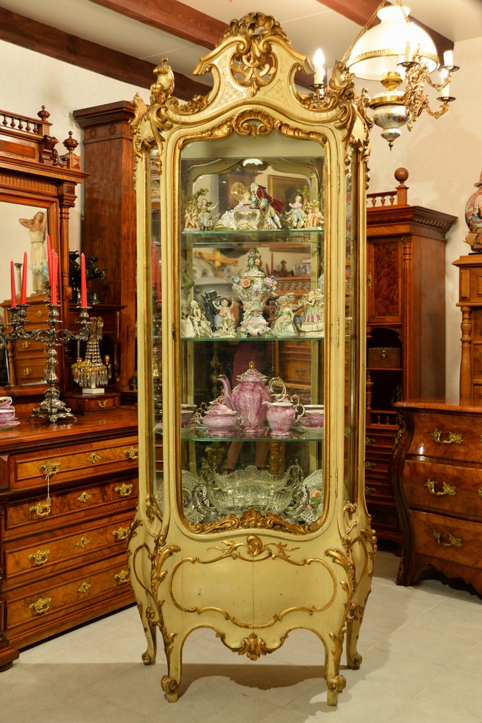 ORYGINALNA SERWANTKA LUDWIK XV ROKOKO ok. 1750r - 14311277860 ...