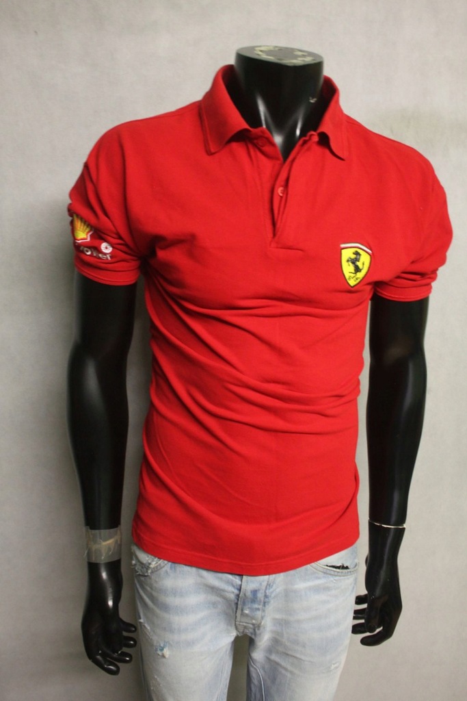 FERRARI SHELL KOSZULKA POLO MĘSKA V-POWER - 8417036885 - oficjalne ...