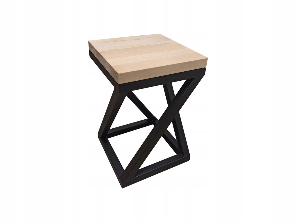 Taboret, stołek metalowy kuchenny loft - 10087780253 - oficjalne ...