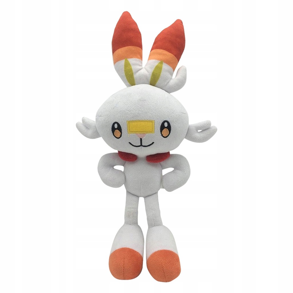 POKEMON PLUSZAK Scorbunny MASKOTKA DUŻA 38cm - 14103462765 - oficjalne ...