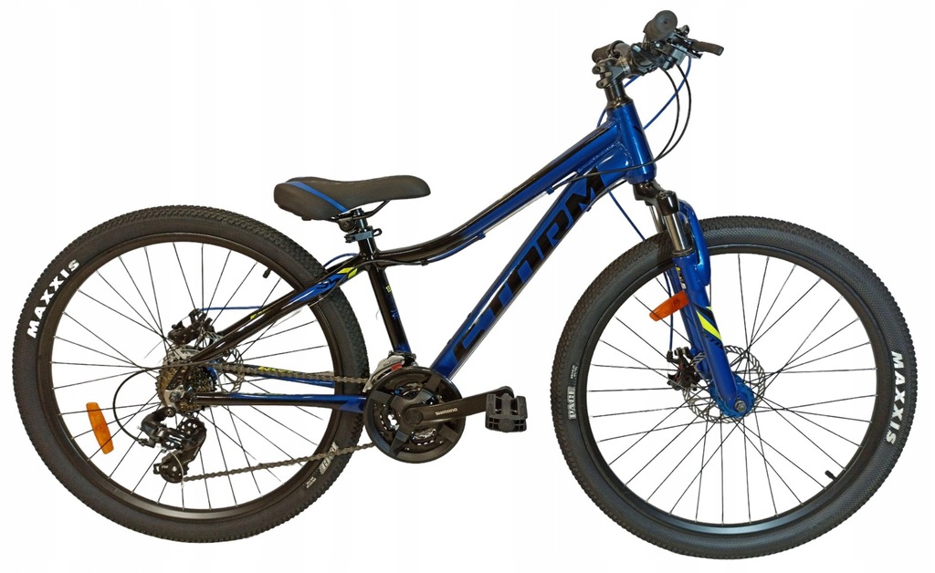 Rower Storm Racer niebieski 26 rama 13 na komunię - 13451690651 ...