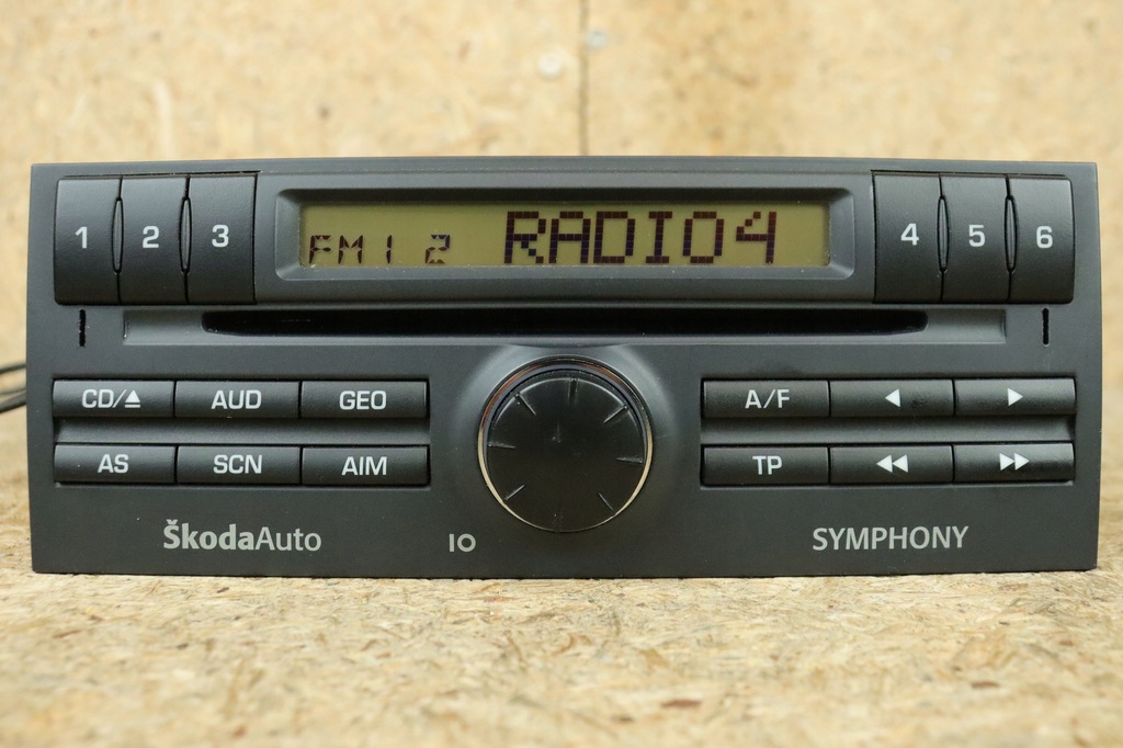 Radio CD Symphony Skoda Fabia I Lift + KOD - 12908701438 - oficjalne ...